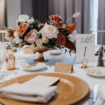 Printed Place Cards With Custom Fonts and Colors Customized Guest Names ...