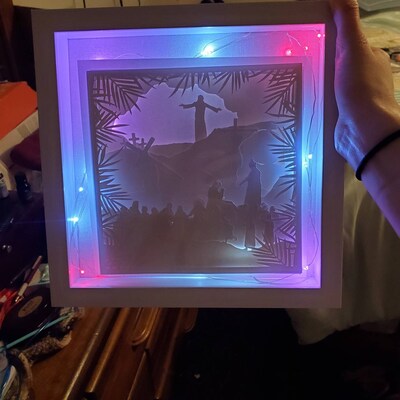 Holy Week, Cut File, 3D Shadow Box, SVG, PNG, Easter Gift, Easter ...