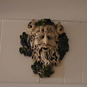 Satyr Pan Head Wall Hanging Pagan Celtic Mythology Demon Devil - Etsy