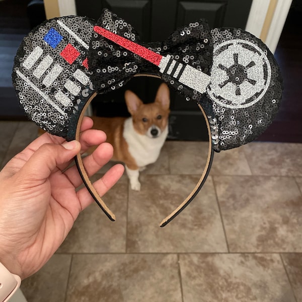 Darth Vader Mouse Ears, Darth Vader Ears, Star Wars Mouse Ears, Star ...