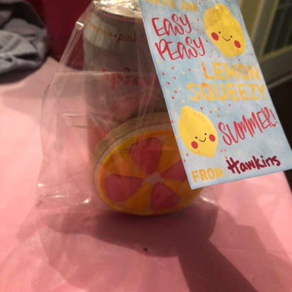PRINTABLE Easy Peasy LEMON SQUEEZY Summer! Tag | Instant Download ...