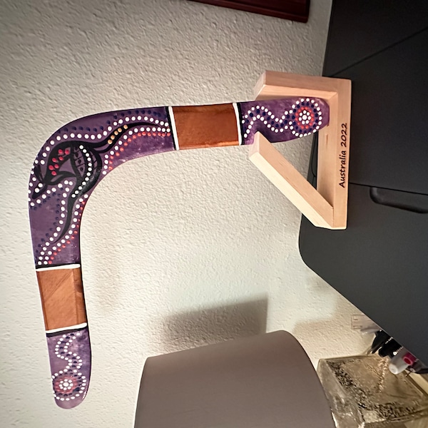 Wooden Stand for Boomerang. Universal Boomerang Holder. Wood Stand ...