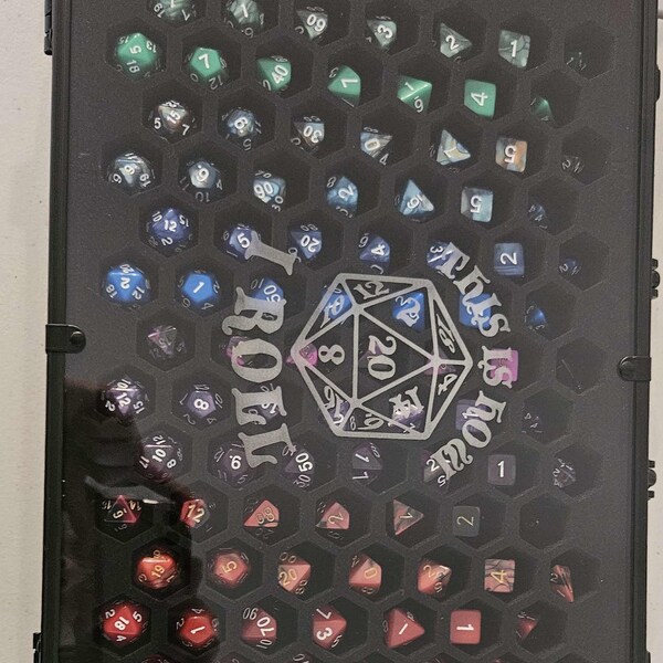 This is How I Roll | Chest of Hoarding | 26 Set Capacity | Plexi Glass ...