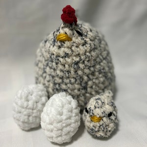 Mama and Mini Mabel Chicken CROCHET PATTERN - Etsy