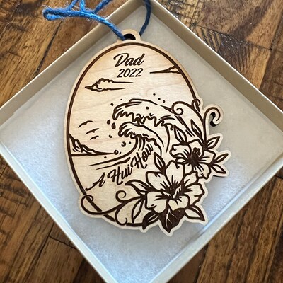 Wave Scene Svg, Wave SVG, Wave With Flower Svg, Floral Wave Svg, Wave ...