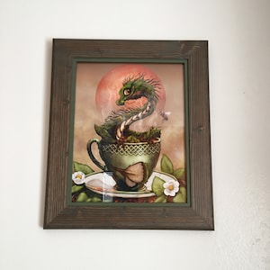 ONION DRAGON Print 4x6 8.5x11 or 11x14 Dragon Art Dragon | Etsy