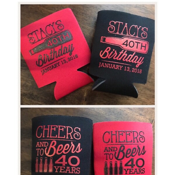 40th Birthday, 40th Birthday Party, Cheers to 40 Years, Cheers and ...