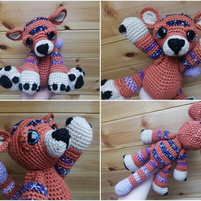 Sabre-tooth Tiger Amigurumi Crochet Pattern PDF Instant - Etsy