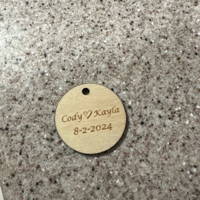 Circle Tags Custom Tags Wood Tags Personalized Small Tags Small Wooden ...