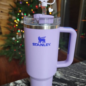 Stanley Supply Reusable Cap Tip Accessory Straw Charms Flower Pastel ...