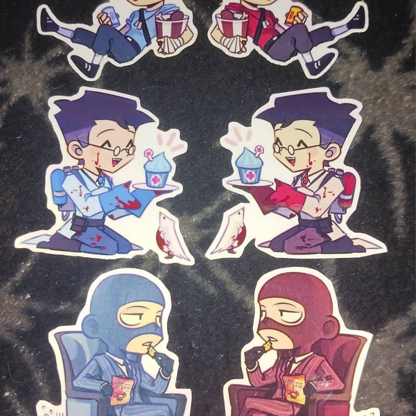 Team Fortress 2 TF2 Stickers - Etsy
