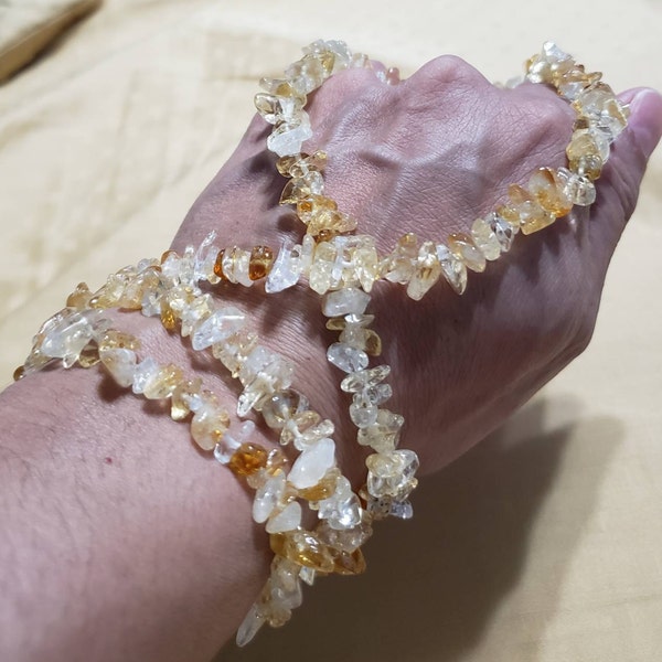 Natural Rock Crystal Chip Gemstone Beads - 33" Strand - Etsy