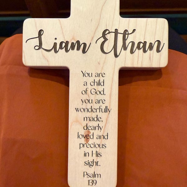 Personalized Memorial Cross With Name | Custom Maple Grandma Memorial ...