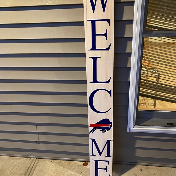 Kansas City Chiefs Welcome Sign | Chiefs Sign | Football Sign | KC ...