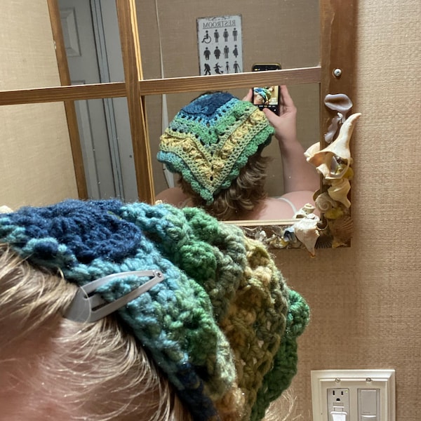 Crochet Rastafarian Dreadlock Tam Hat, Dread Sock Tube Hat, Crochet Loc ...