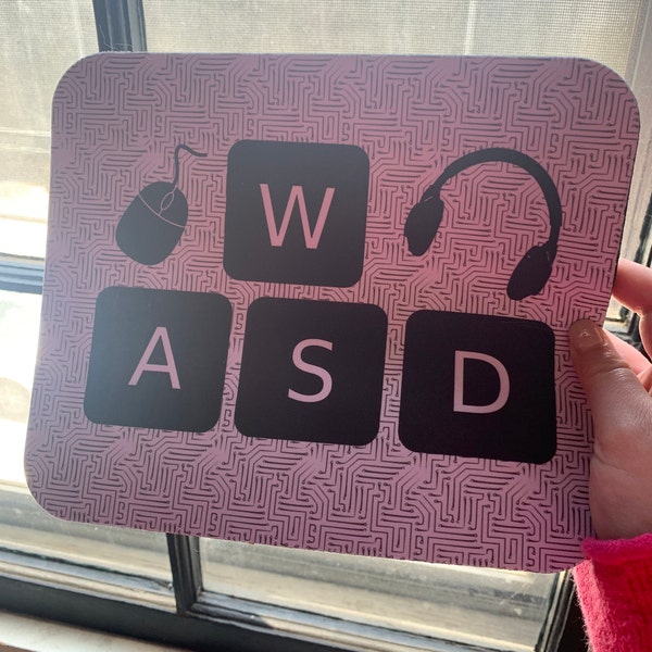 PC Gamer WASD Keyboard Wall Art / Gaming Room Decor / PC Gamer Gift ...