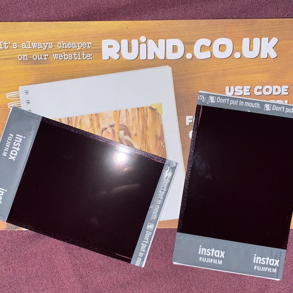 Coloured Instax Mini Frames | One Frame = 3 Instax Prints | Multiple ...