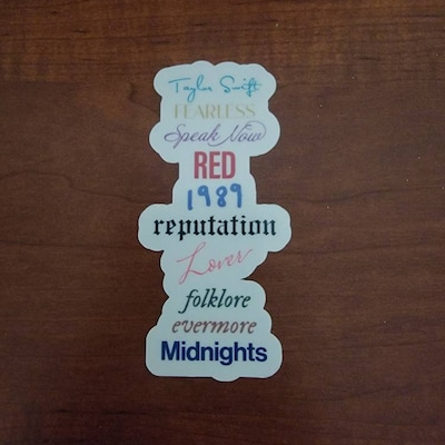 Down Bad Sticker Crying at the Gym TTPD Sticker Tortured Poets Album ...