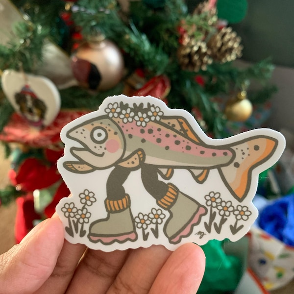 Happy Tree Forest Friends 3" X 3" Sticker - Etsy