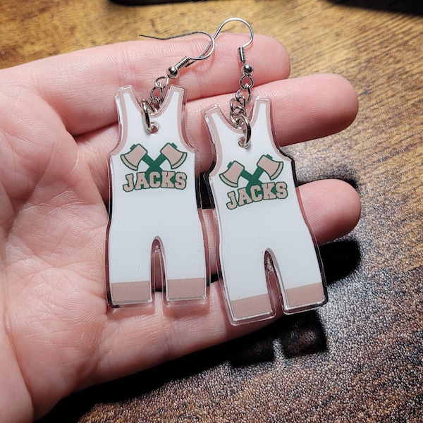 Wrestling Singlet Keychain Blank: Clear Acrylic DIY Craft - Etsy
