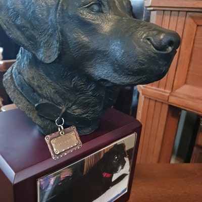 Large Dog Tag Personalized Pet ID Tag With Hand Stamped and Engraved ...