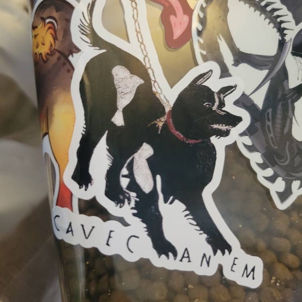 Van Gogh Skeleton Sticker, Skull Water Bottle Sticker - Etsy