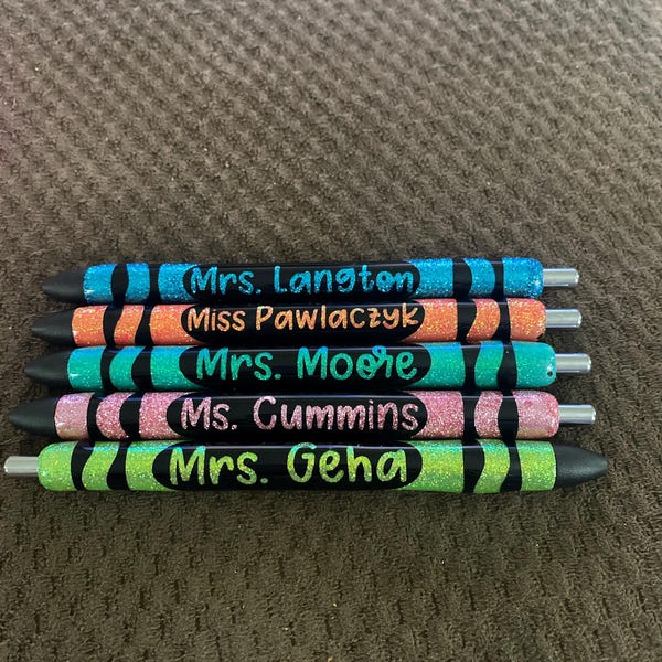 Custom Glitter Halloween Inkjoy Gel Pens - Etsy