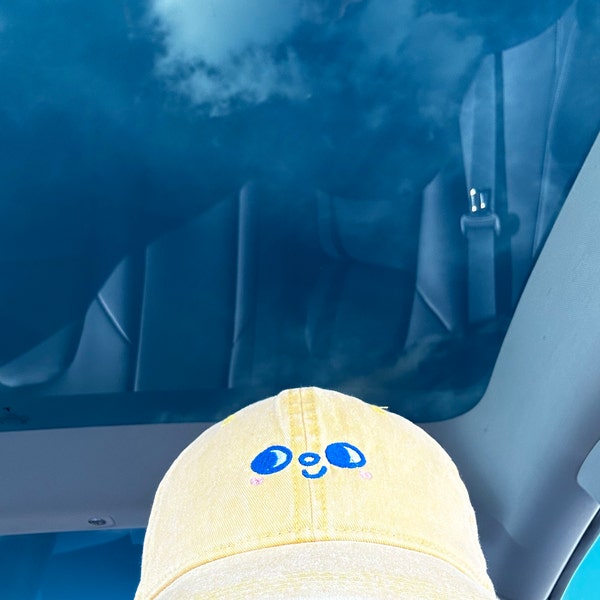 Embroidered Blushing Face Hat | Custom Colors | Unisex | 6-panel ...