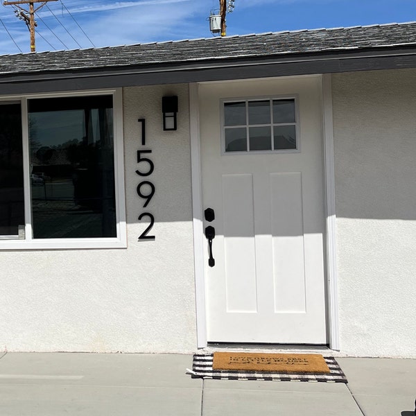 4 Inch Black House Numbers Traditional Address Numbers Apartment ...