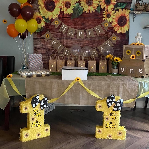 Number One Pinata Sunflowers Theme Bumblebee Pinata, Bachelorette Party ...