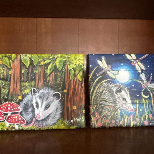 Opossum Welcome Sign - Etsy