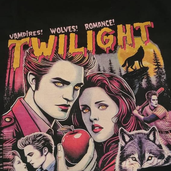 Twilight Mug Gothic Vampire Coffee Cup Edward Bella Jacob Gift Retro ...