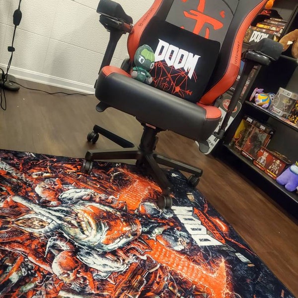 Black Gamer Rug,cool Neon Hexagons Rug,gaming Decor,e-sport Rug,gaming ...