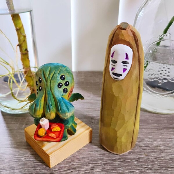 Johnny 2x4 and Plank (handmade Wood Carving Inspired by Ed, Edd & Eddy ...