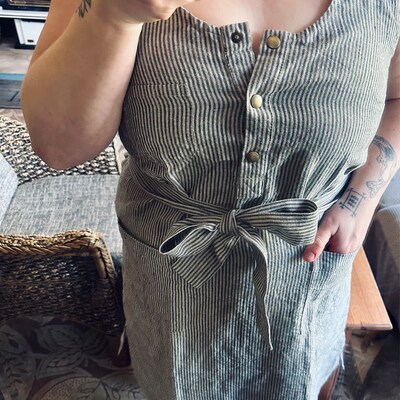 Linen Dress SICILY / Basic Linen Dress / Linen Dresses / Linen Dress ...