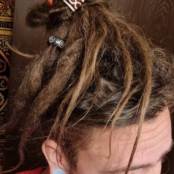 Bone Dreadlock Bead Set - Etsy