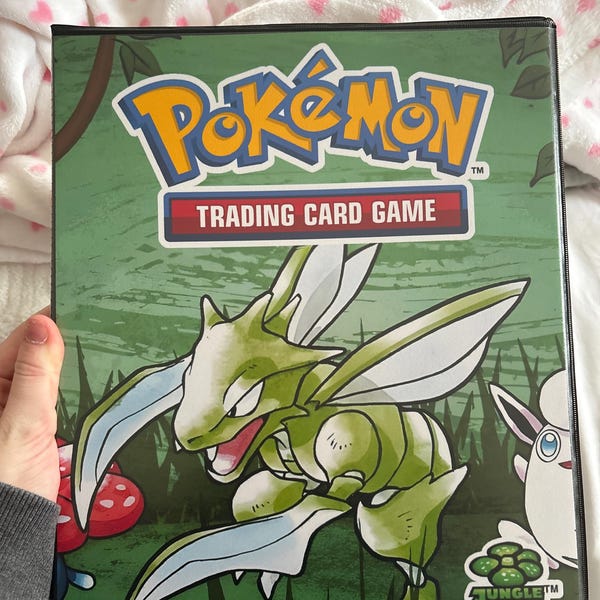 Pokémon Base Set Binders W/exact Number of Pages for Sets, Laminated Cover, Spine and 9-pocket ...