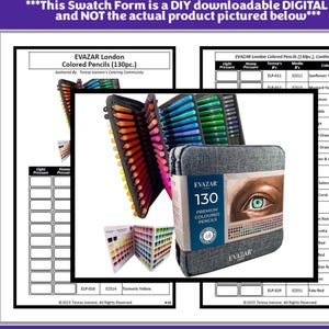 Condensed Color Chart For: Brutfuner Colored Pencils 120pc. Round ...