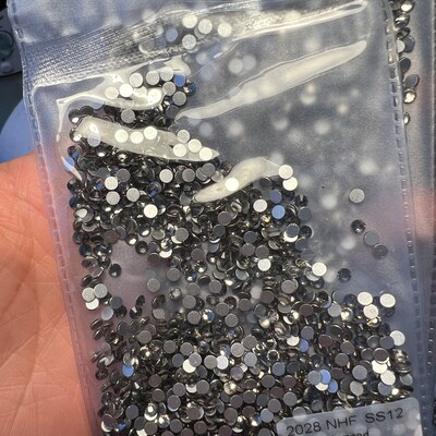 GLASS CHOOSE Size and Color Flatback Nonhotfix Rhinestones Crystals SS6 ...