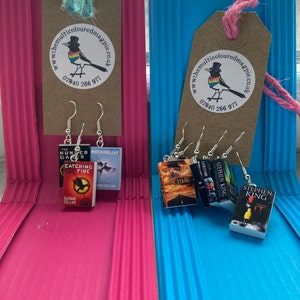 Miniature Book Earrings in Twilight Saga Style From the | Etsy