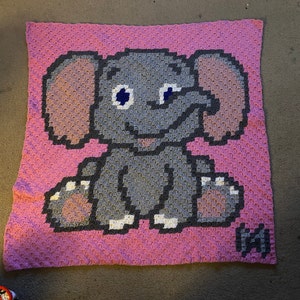 Checkered Hole Illusion Pattern Graph With Single Crochet Written ...