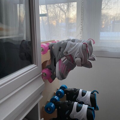 Inline / Roller Skate Rack. Holds 4 Pairs - Etsy