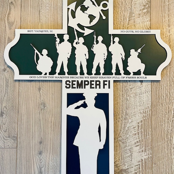 Marines Cross Svg| Military Cross SVG | Veterans Cross SVG | Digital ...