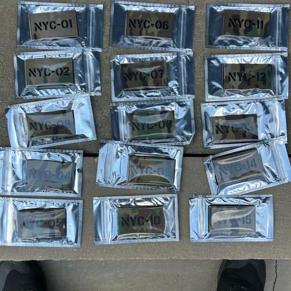 Custom Callsign Patches Your Own Text Number Lasercut Patch Customized ...