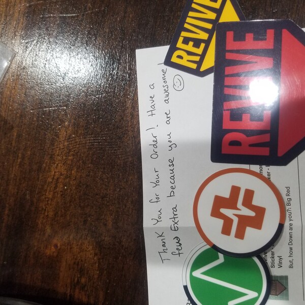 Revive Icon Sticker! - Red, Yellow and More! - Water Bottle Sticker ...