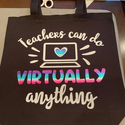 Teachers Can Do Virtually Anything SVG PNG, Clipart Vector Digital ...