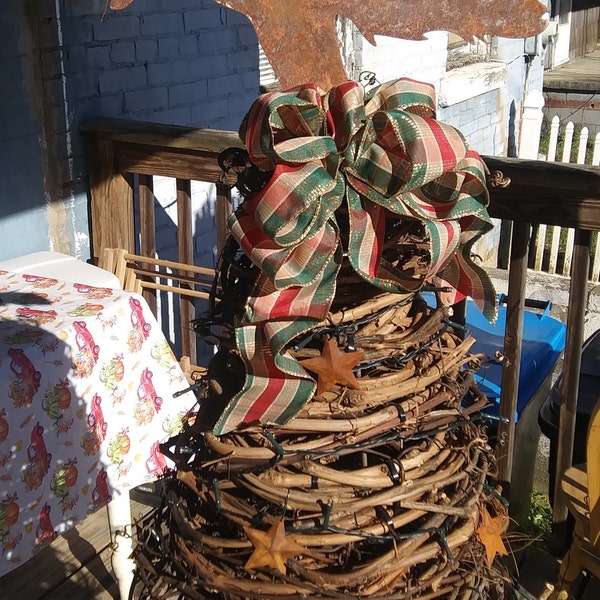 White Christmas Tree Table Top Set Christmas Tree Center Piece ...