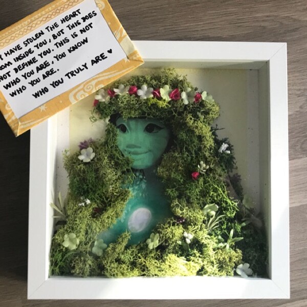 Moana Te Fiti Shadow Box Frame - Etsy