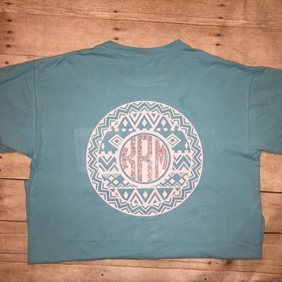 Aztec Circle Monogram Frames Svg Cutting File, Aztec Designs SVG, DXF ...