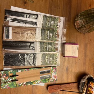 3 Packs of Incense Holder, Hawaii Made, Premium Sticks, Bamboo ...